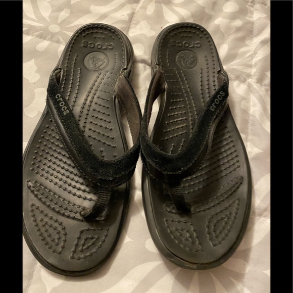 CROCS | Shoes | Crocs Size 7 Black | Poshmark